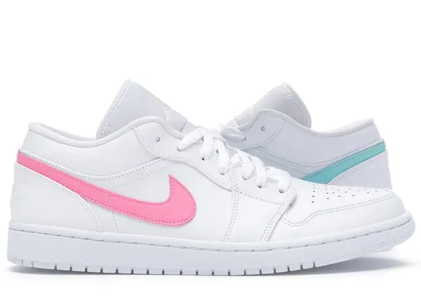 JORDAN 1 Low Swoosh Sneakers - White