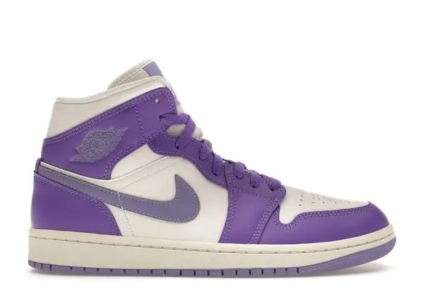 JORDAN 1 Mid Action Grape - Action Grape/sail/sky Blue J Light Purple