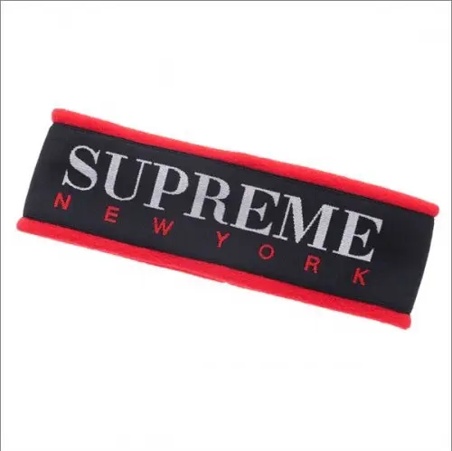 Supreme Fleece Headband - Red