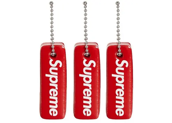 Supreme Floating Keychain - Red
