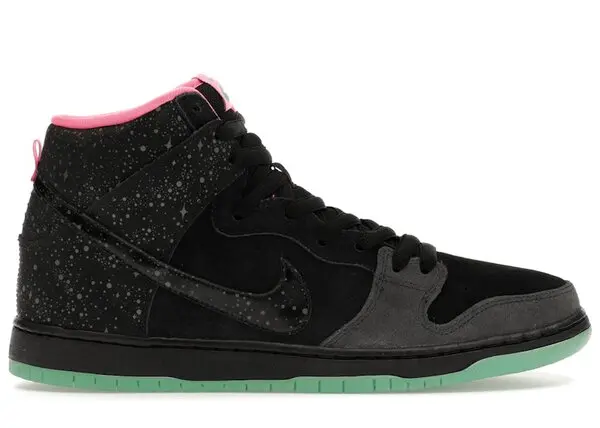 Nike Dunk High Premier Northern Lights Sneakers - Anthracite/black/hyper Pink