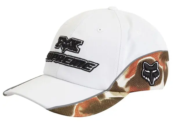 Supreme Fox Racing 6-panel Cap - White