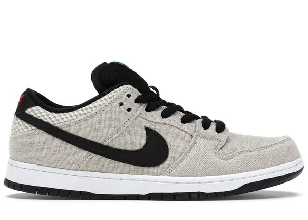 Nike Sb Dunk Low 420 Sneakers - Bamboo/whiteone-colorchallenge Redone-colorblack