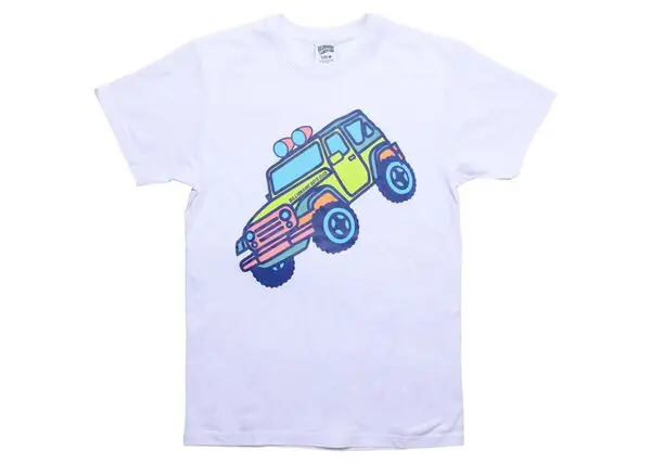 BILLIONAIRE BOYS CLUB All Land Tee Shirt - White