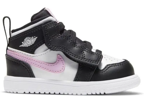 JORDAN 1 Mid Alt Sneakers - White/black/light Arctic Pink