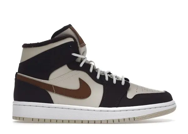 JORDAN 1 Mid Se Sneakers - Brown Basalt/oatmeal/summit White