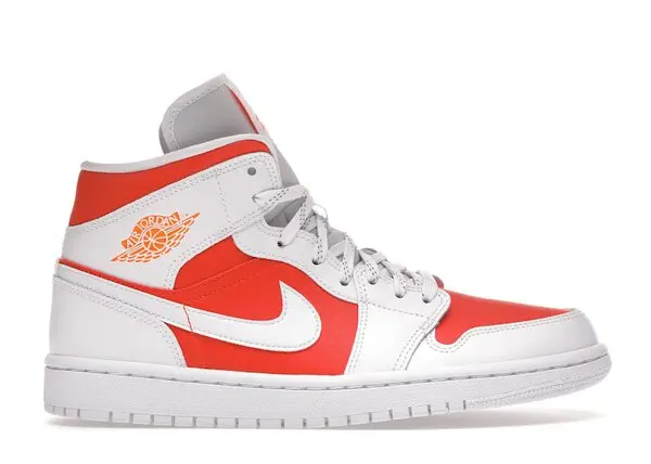 JORDAN 1 Mid Se Sneakers - Bright Citrus/white
