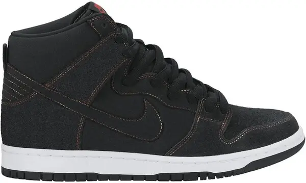 Nike Dunk High Thermal Stitch Sneakers - Black/white