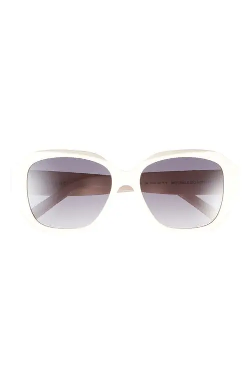 Givenchy Gv Day 55mm Sunglasses - Ivory/gradient Smoke