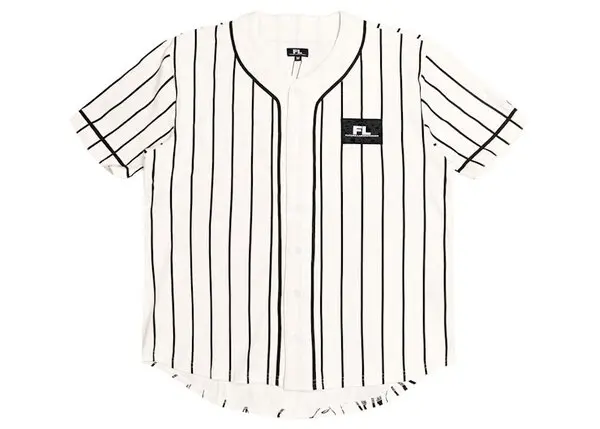 FUTURA LABORATORIES Pointman Baseball Jersey - White