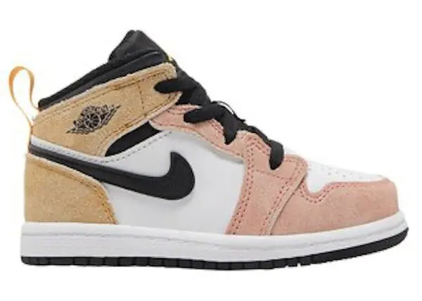 JORDAN 1 Mid Se Flight Club Sneakers - Magic Ember/white/black