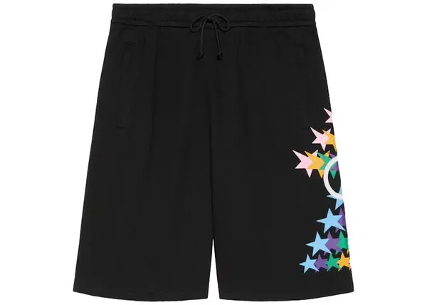 Gucci Interlocking G Star Flash Print Shorts