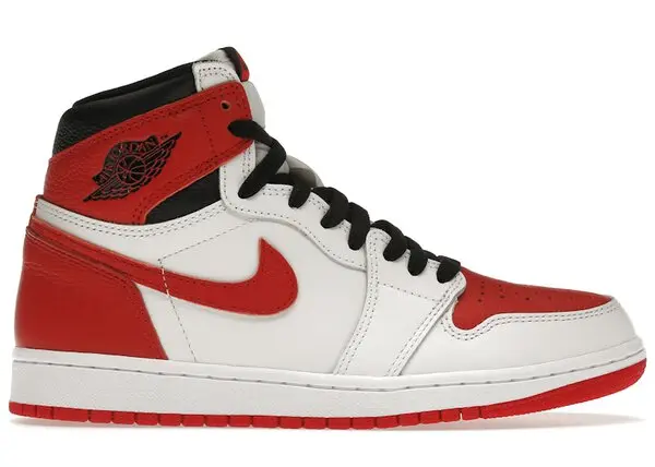 JORDAN Air 1 Retro High Og Heritage - White/university Red/black