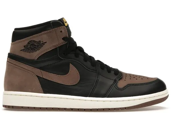 JORDAN 1 Retro High Og Sneakers - Black/metallic Gold/palomino