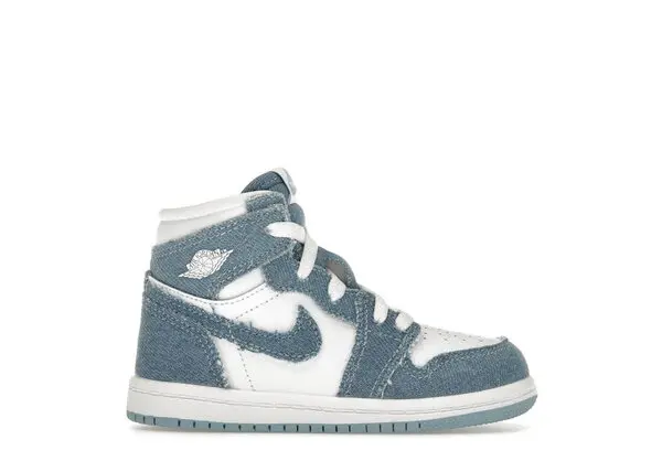 JORDAN 1 Retro High Og Denim - White/worn Blue/metallic Gold