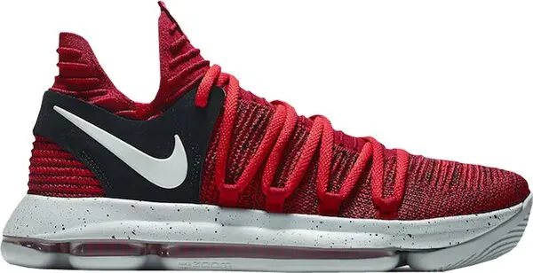 Nike Kd 10 Sneakers - University Red/pure Platinum/black