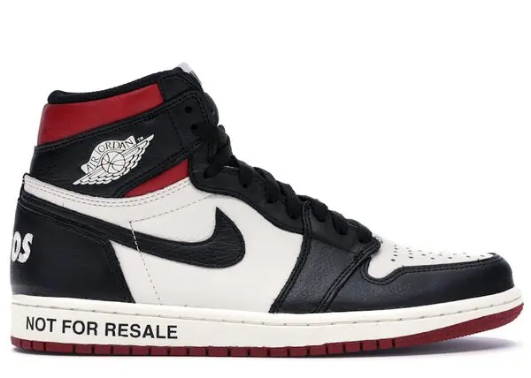 JORDAN 1 Retro High Sneakers - Sail/black/varsity Red