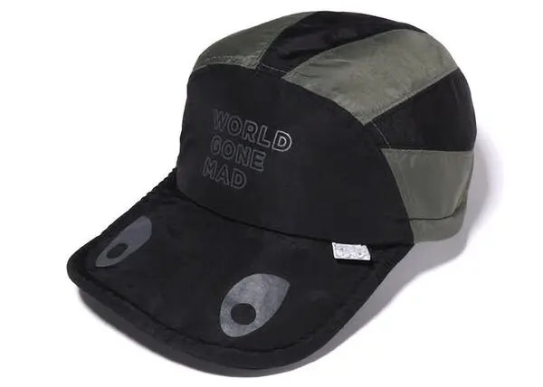 A BATHING APE Shark Jet Cap - Black Grey