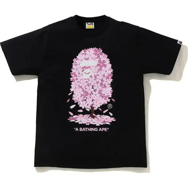 A BATHING APE Sakura Tee Shirt - Black