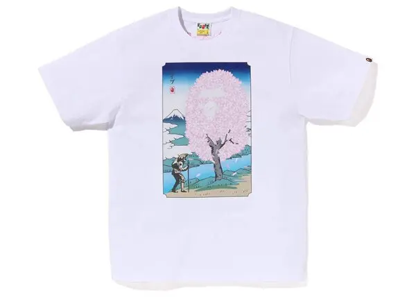 A BATHING APE Sakura Tee Shirt - White