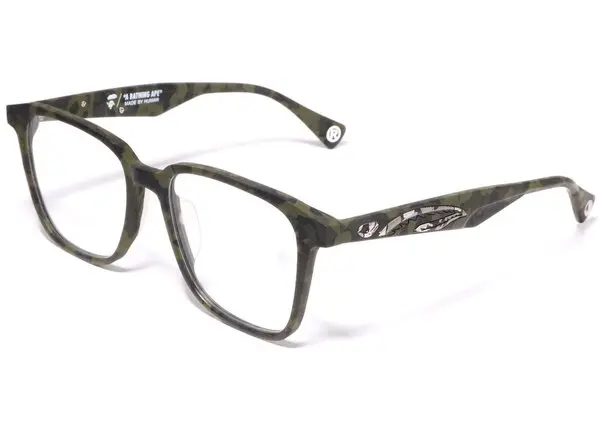 A BATHING APE Shark Optical 3 Frame - Green