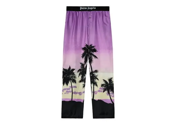 Palm Angels Sunset Pajama Pants - Purple/black