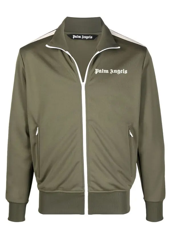 Palm Angels Track Jacket - Military Off/white