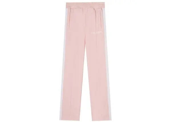Palm Angels Track Pants - Almond Blossom/white