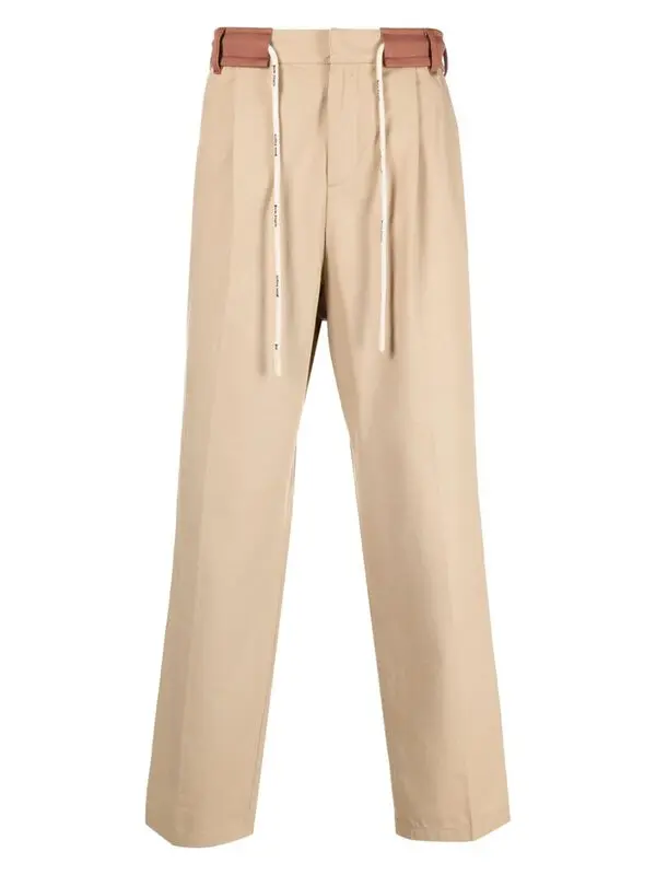 Palm Angels Track Belt Pants - Beige/tan