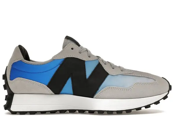 NEW BALANCE 327 Sneakers - Light Aluminum/cobalt Blue