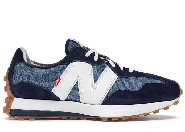 NEW BALANCE 327 Levi's Sneakers - Navy Blue/white