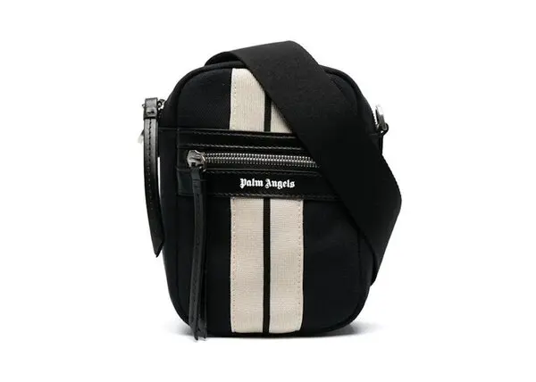 Palm Angels Venice Track Crossbody Bag - Black/off/white