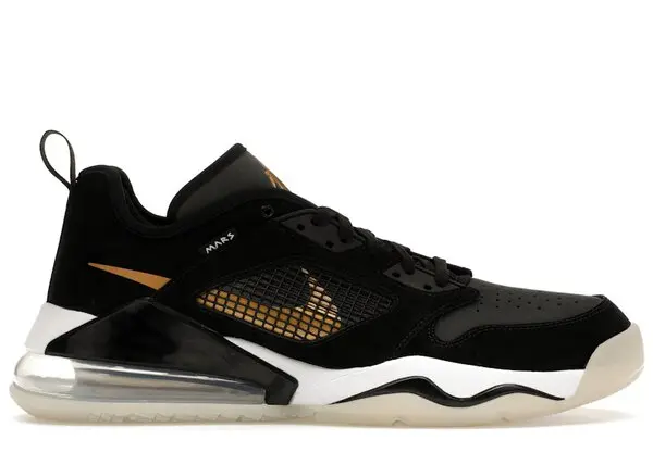 JORDAN Mars 270 Low Sneakers - Black/metallic Gold/dark Smoke Grey
