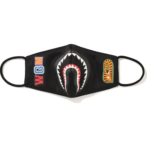 A BATHING APE Shark Mask - Black