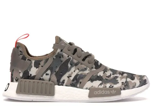 Adidas Nmd R1 Camo Sneakers - Clear Brown/solar Red