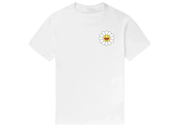 J BALVIN Blanco X Takashi Murakami Flower Tee Shirt - White