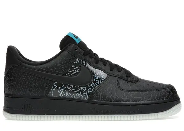 Nike Air Force 1 Low Computer Chip Space Jam Sneakers