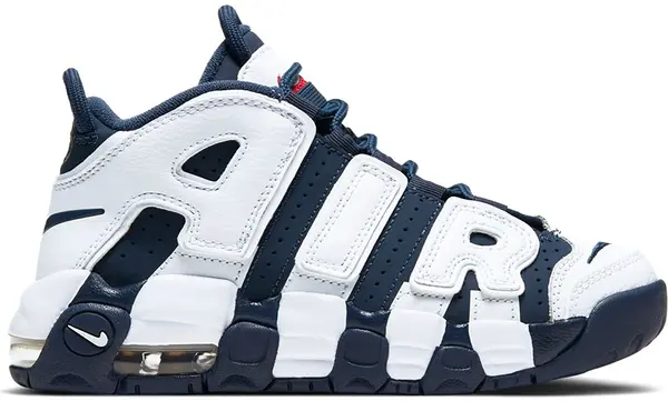 Nike Air More Uptempo Olympic Sneakers - White/metallic Goldone-coloruniversity Redone-colormidnight Navy