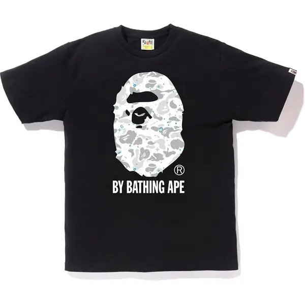 A BATHING APE Space Camo Bathing Tee Shirt - Black