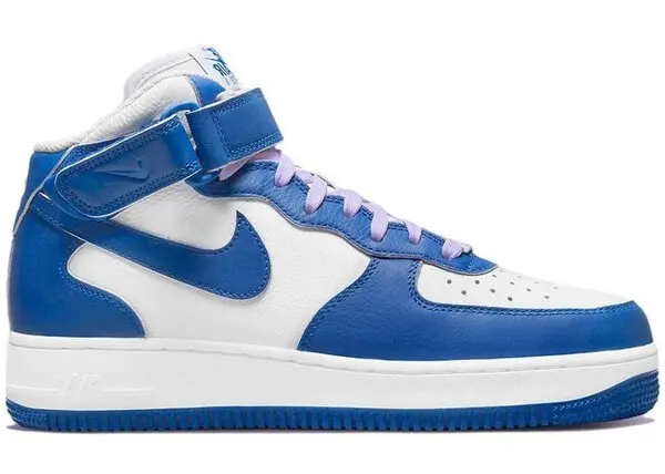 Nike Air Force 1 Mid Sneakers - White/military Blue/sail