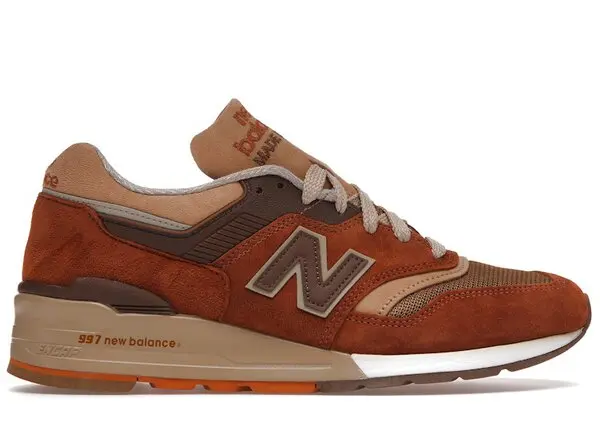 NEW BALANCE 997 J. Crewin Sneakers - Butterscotch/tan