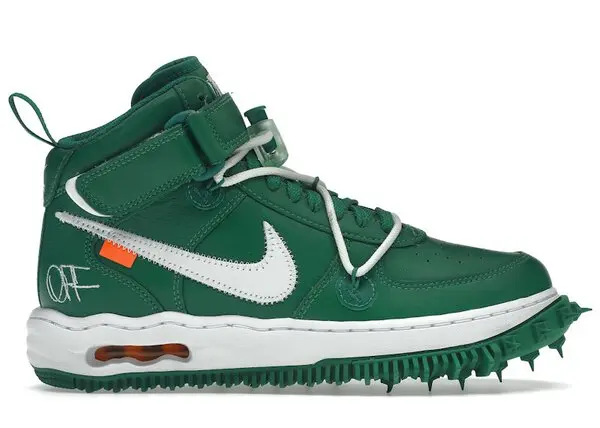Nike Force 1 Mid Off-white Pine Green - Pine Green/white