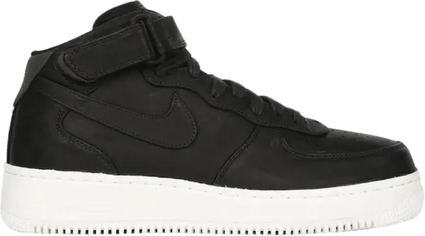 Nike Force 1 Mid Sneakers - Black