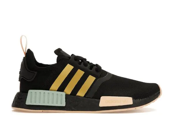 Adidas Nmd R1 Sneakers - Core Black/gold Metallic/halo Amber