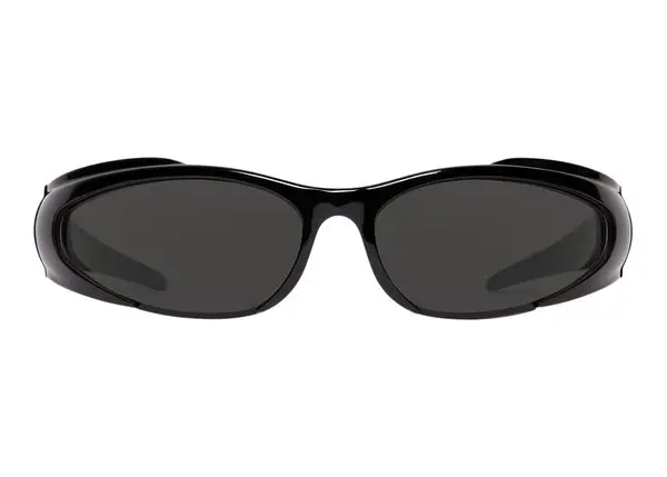 Balenciaga Reverse Xpander Rectangle Sunglasses - Black