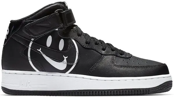 Nike Air Force 1 Mid Sneakers - Black/white