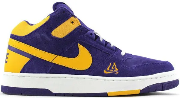 Nike Delta Force 3/4 La Lakers Sneakers - Court Purple/del Sol