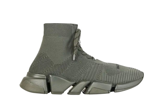 Balenciaga Speed 2.0 Lace-up Sneakers - Green