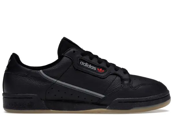 Adidas Continental 80 Sneakers - Core Black/grey Three/gum