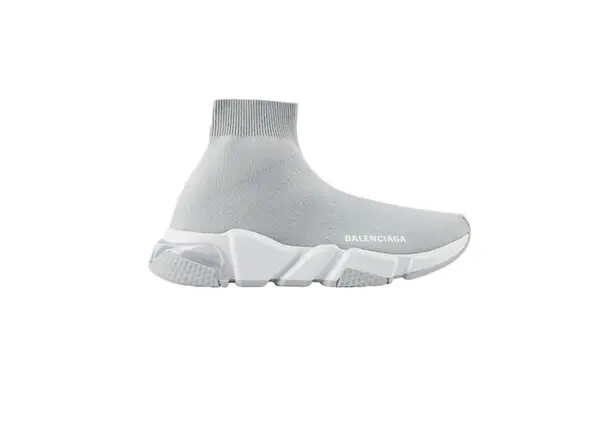 Balenciaga Speed Clear Sole Sneakers - Grey